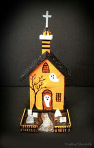 DIY Bird House Halloween Haunted Houses - Crafting Cheerfully