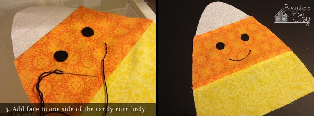 Candy Corn Stuffie - Free Halloween Sewing Pattern - Crafting Cheerfully