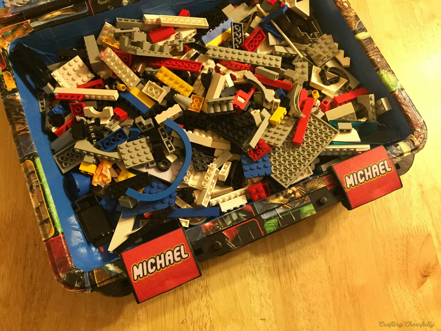 DIY Lego Travel Case - Crafting Cheerfully