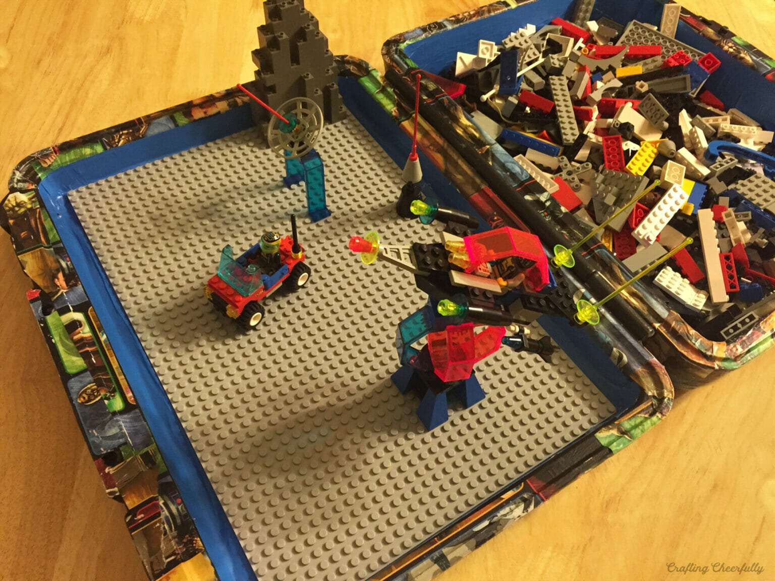 DIY Lego Travel Case - Crafting Cheerfully