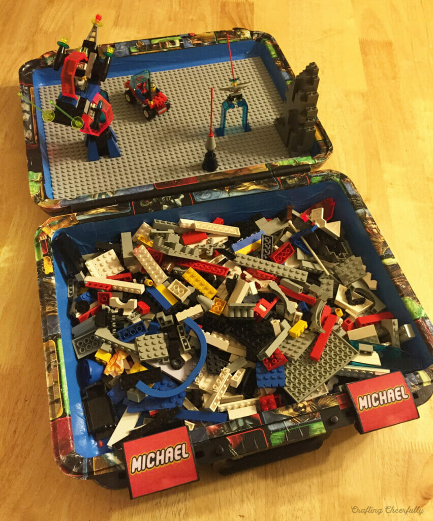 DIY Lego Travel Case - Crafting Cheerfully