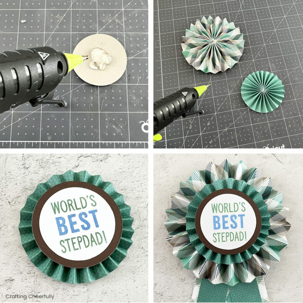 DIY Father's Day Award Ribbons - Crafting Cheerfully