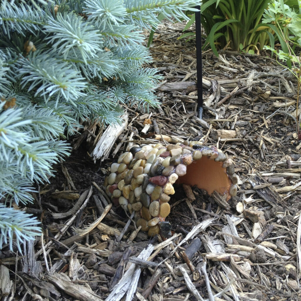 DIY Toad Houses using Clay Pots - Crafting Cheerfully