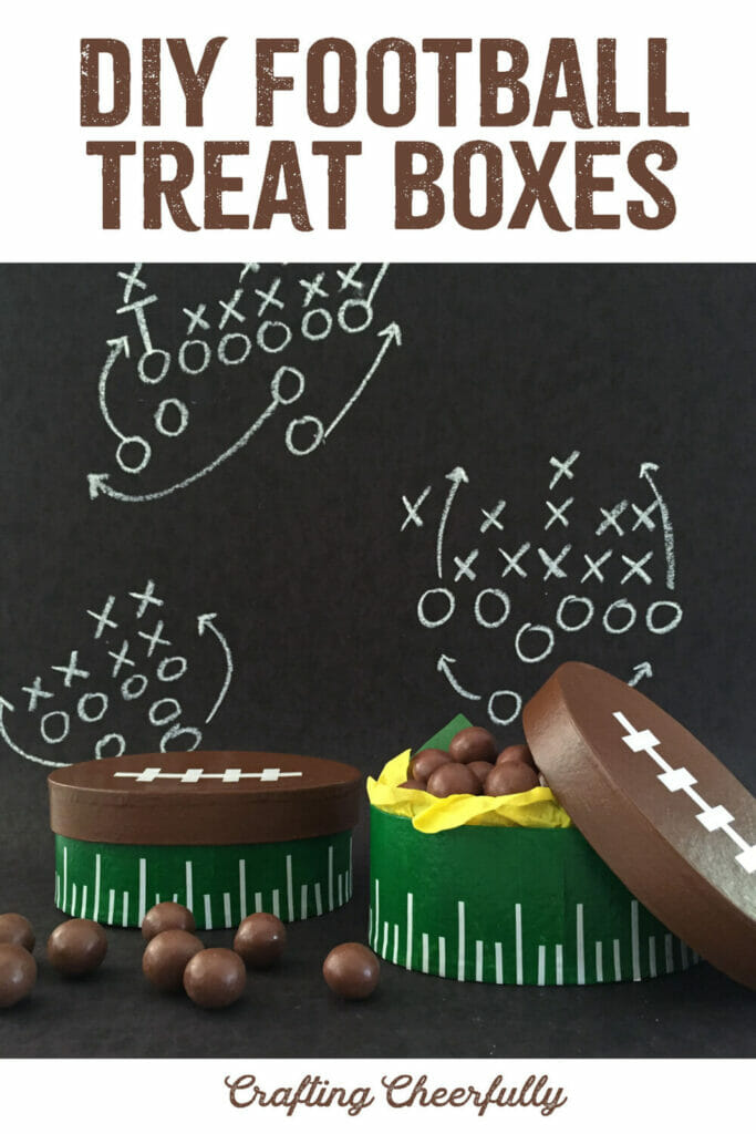 DIY Football Treat Boxes - Crafting Cheerfully