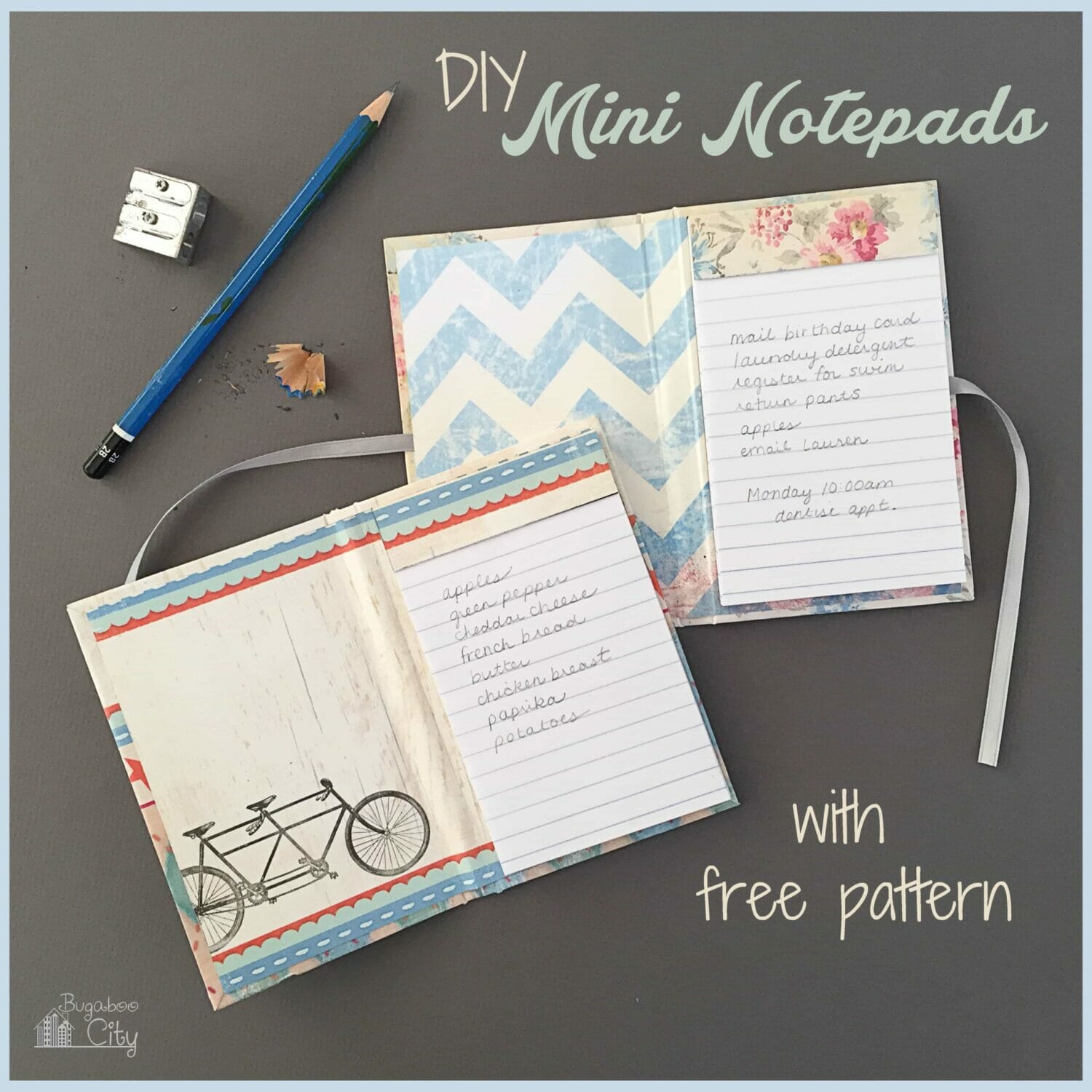 DIY Mini Notepads - Crafting Cheerfully