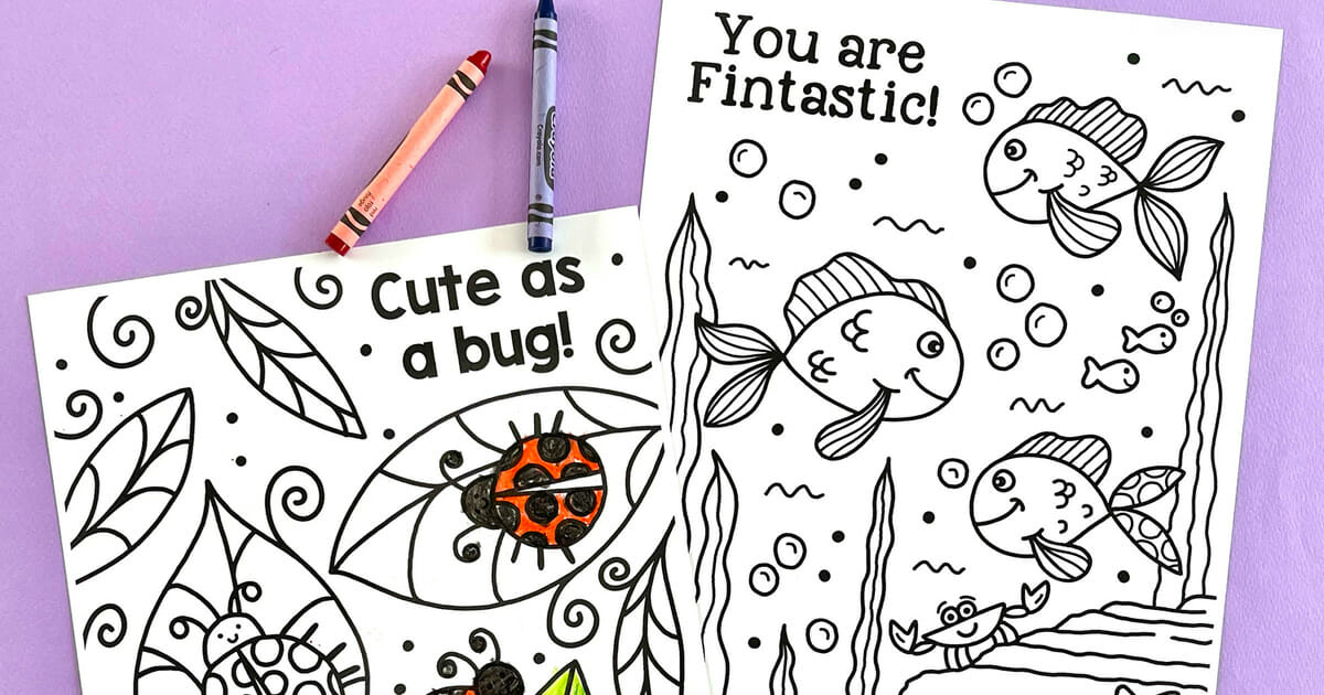 Purple Coloring Pages