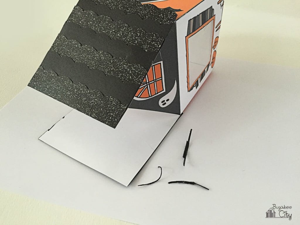 DIY Halloween Haunted House Treat Box - Crafting Cheerfully