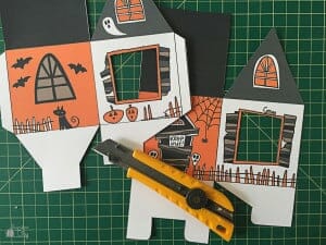 DIY Halloween Haunted House Treat Box - Crafting Cheerfully