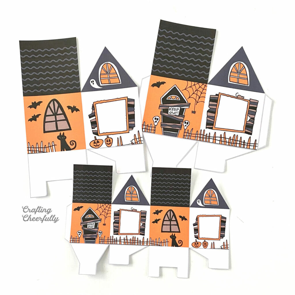 DIY Halloween Haunted House Treat Box - Crafting Cheerfully