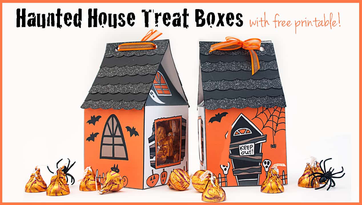 Halloween DIY Treat Boxes - Crafting Cheerfully