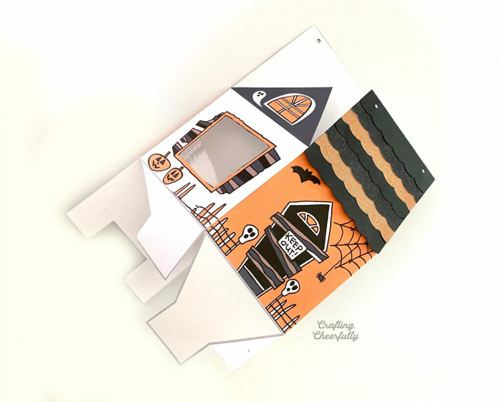 DIY Halloween Haunted House Treat Box - Crafting Cheerfully