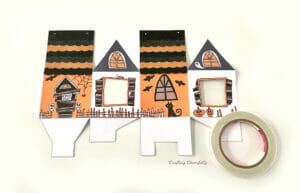 DIY Halloween Haunted House Treat Box - Crafting Cheerfully