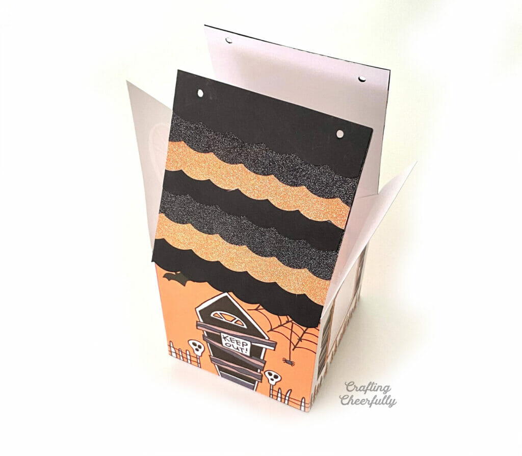 DIY Halloween Haunted House Treat Box - Crafting Cheerfully