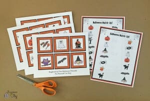 Printable Halloween Matching Games for Kids - Crafting Cheerfully