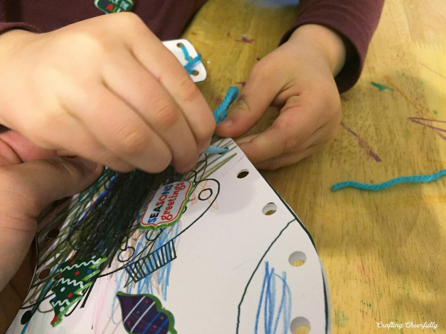 Christmas Stocking Craft for Kids - Crafting Cheerfully