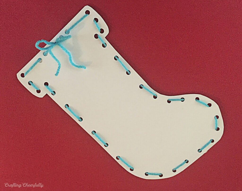 Christmas Stocking Craft for Kids - Crafting Cheerfully