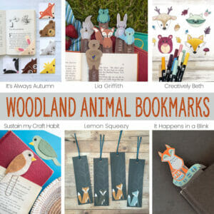 Cute Woodland Animal Bookmarks! - Crafting Cheerfully