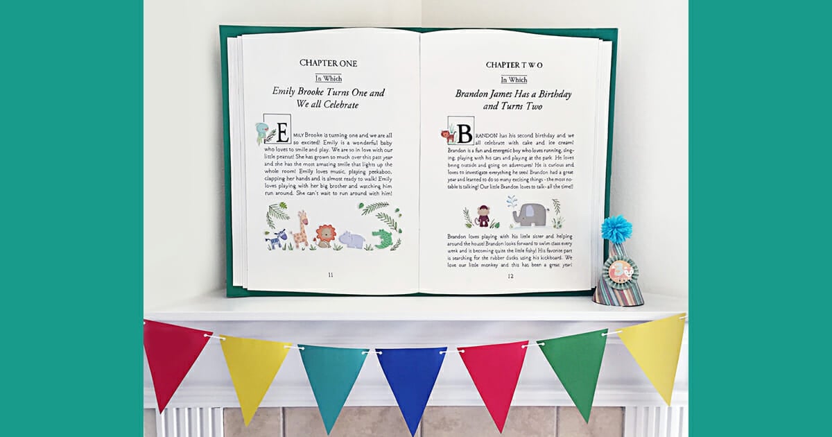 DIY Storybook Party Backdrop - Crafting Cheerfully