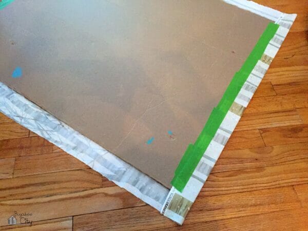 DIY Food Table Backdrop Using Fabric - Crafting Cheerfully