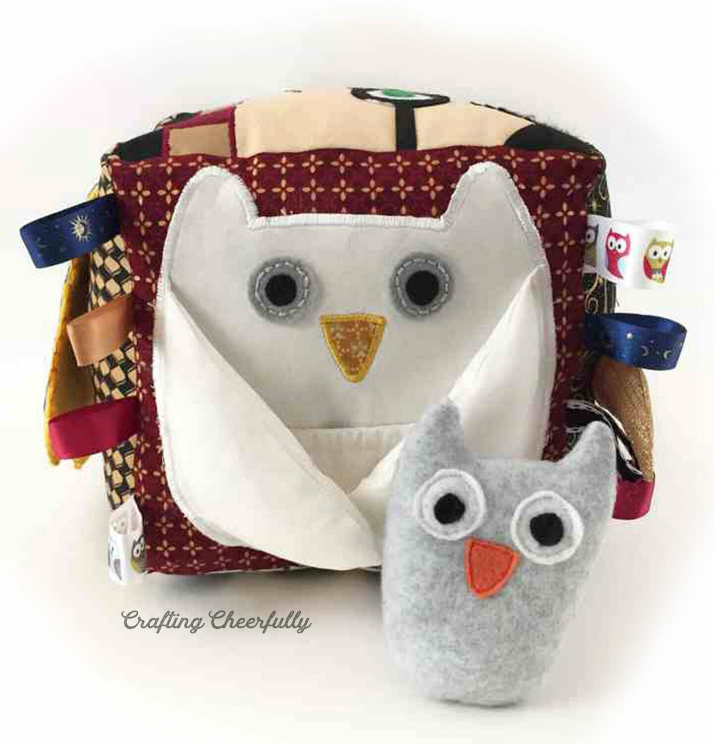 Harry Potter Fabric Activity Cube - Crafting Cheerfully