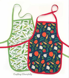 DIY Children's Apron - Sewing Tutorial and Free Apron Pattern.