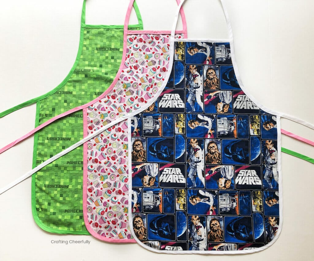 DIY Children's Apron - Sewing Tutorial and Free Apron Pattern.
