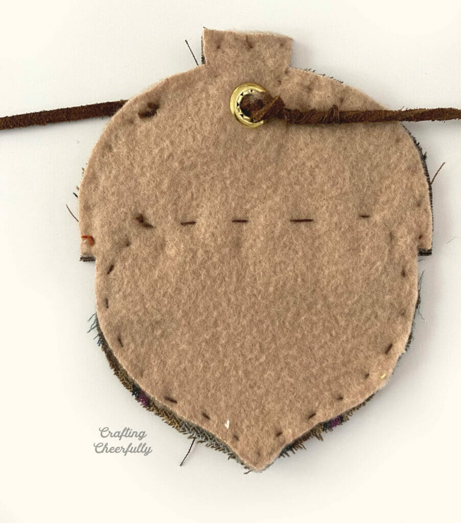 Autumn Acorn Banner - Free Printable Template - Crafting Cheerfully