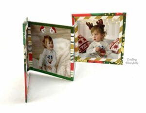 DIY Holiday Accordion Photo Album - Crafting Cheerfully