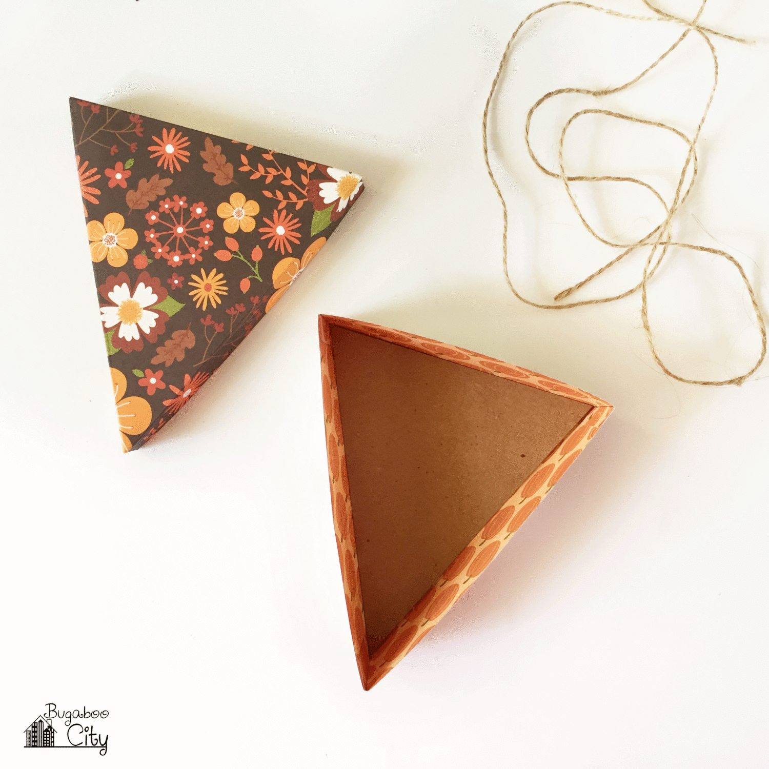 How to Make a Pie Slice Box for Thanksgiving - Crafting Cheerfully