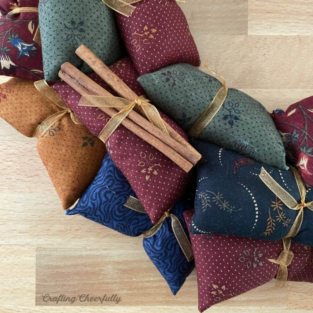 DIY Autumn Pillow Wreath - Crafting Cheerfully