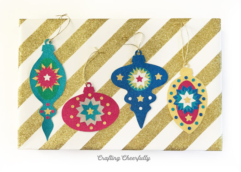 DIY Christmas Ornament Gift Tags - Crafting Cheerfully
