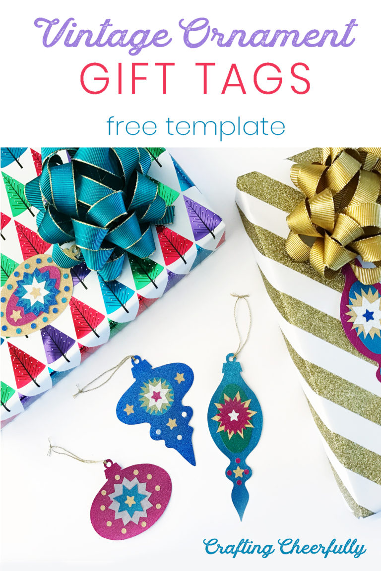 DIY Christmas Ornament Gift Tags - Crafting Cheerfully