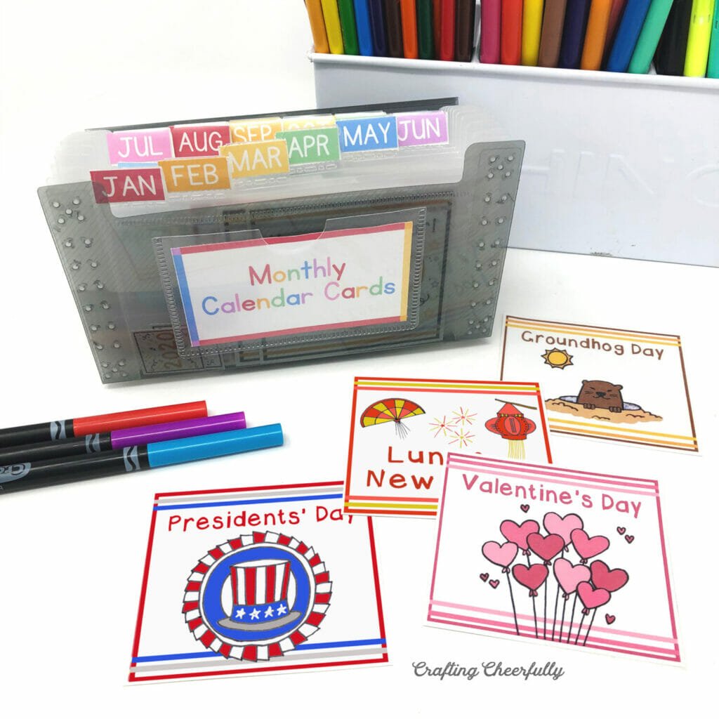 Organizing Your Children's Calendar - Free Printable Labels - Crafting ...