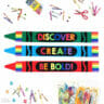 DIY Giant Paper Crayon - Classroom, craft area, party decoration.