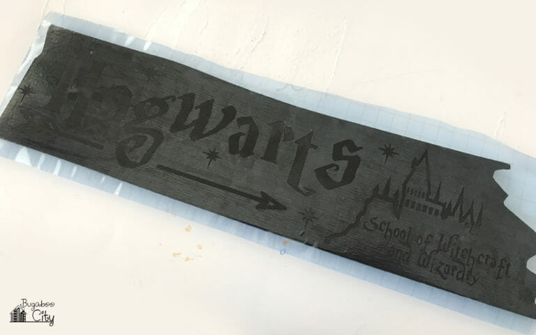 DIY Harry Potter Directional Sign Part 2 - Crafting Cheerfully