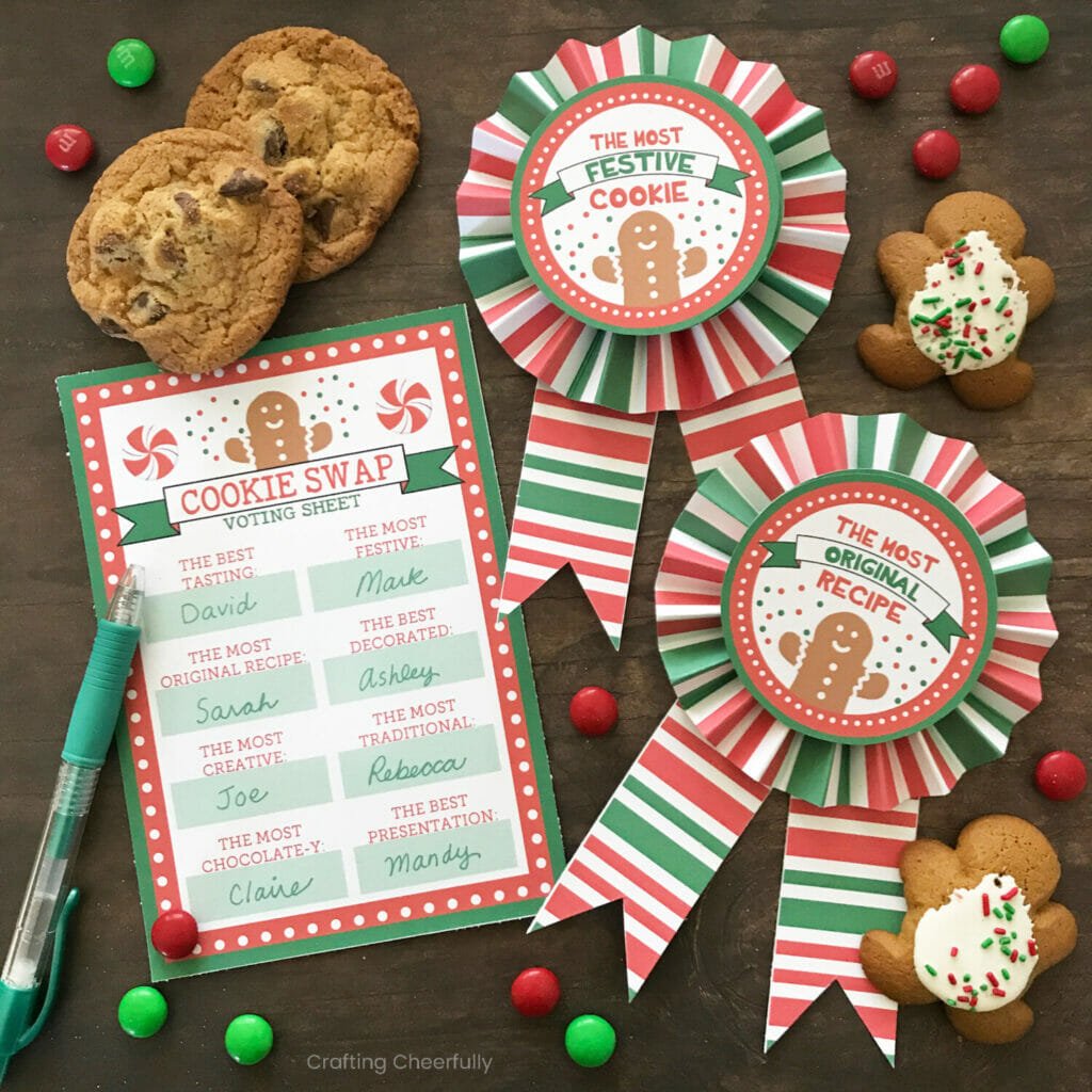 Gingerbread House Award Ribbons - Free Printables - Crafting Cheerfully
