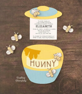 DIY Honey Pot Slider Card and Party Invitation - Crafting Cheerfully