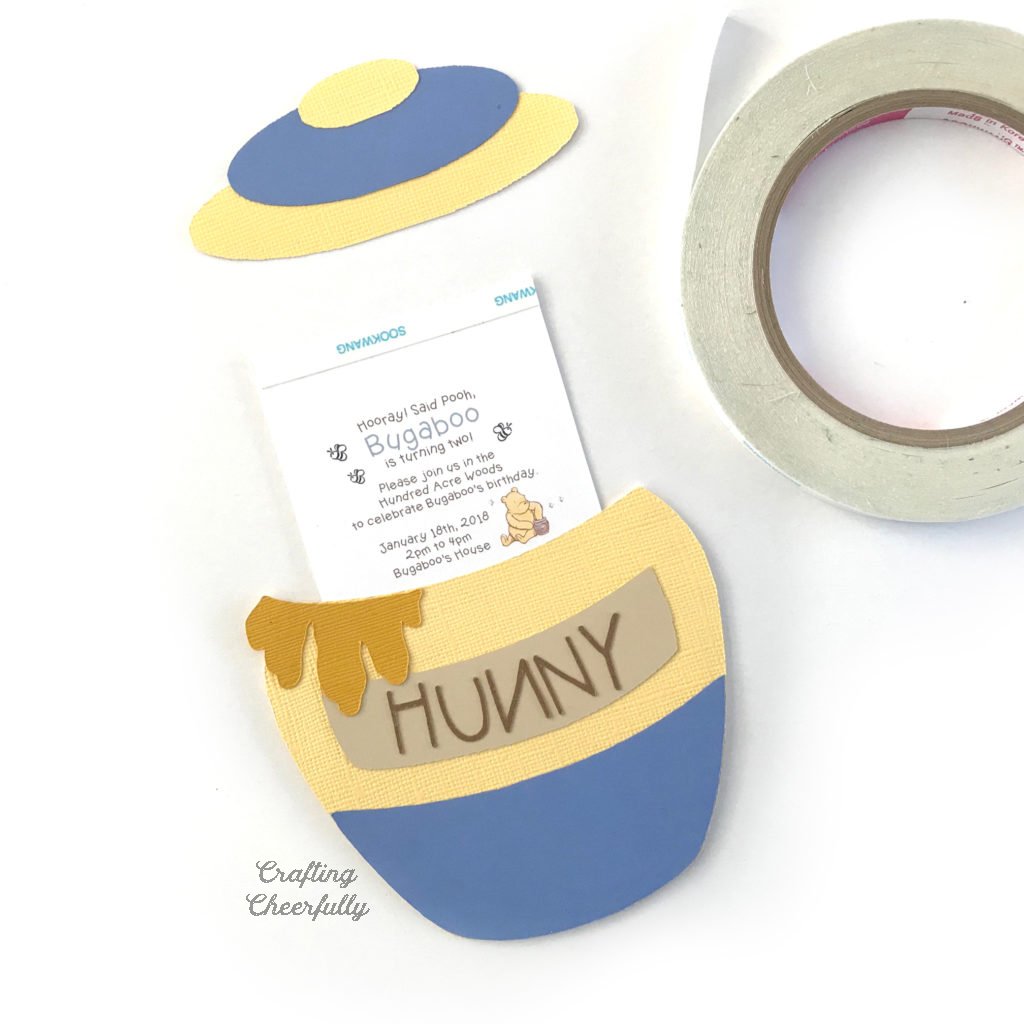 DIY Honey Pot Slider Card and Party Invitation - Crafting Cheerfully