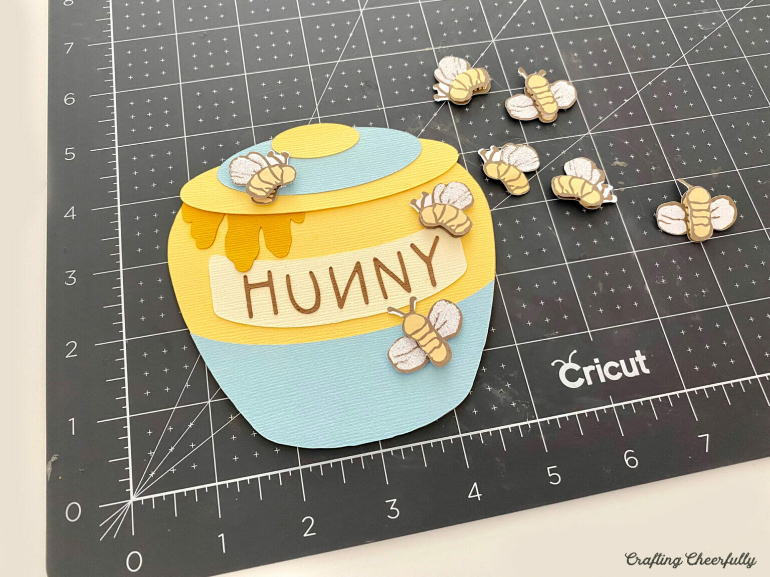 DIY Honey Pot Slider Card and Party Invitation - Crafting Cheerfully