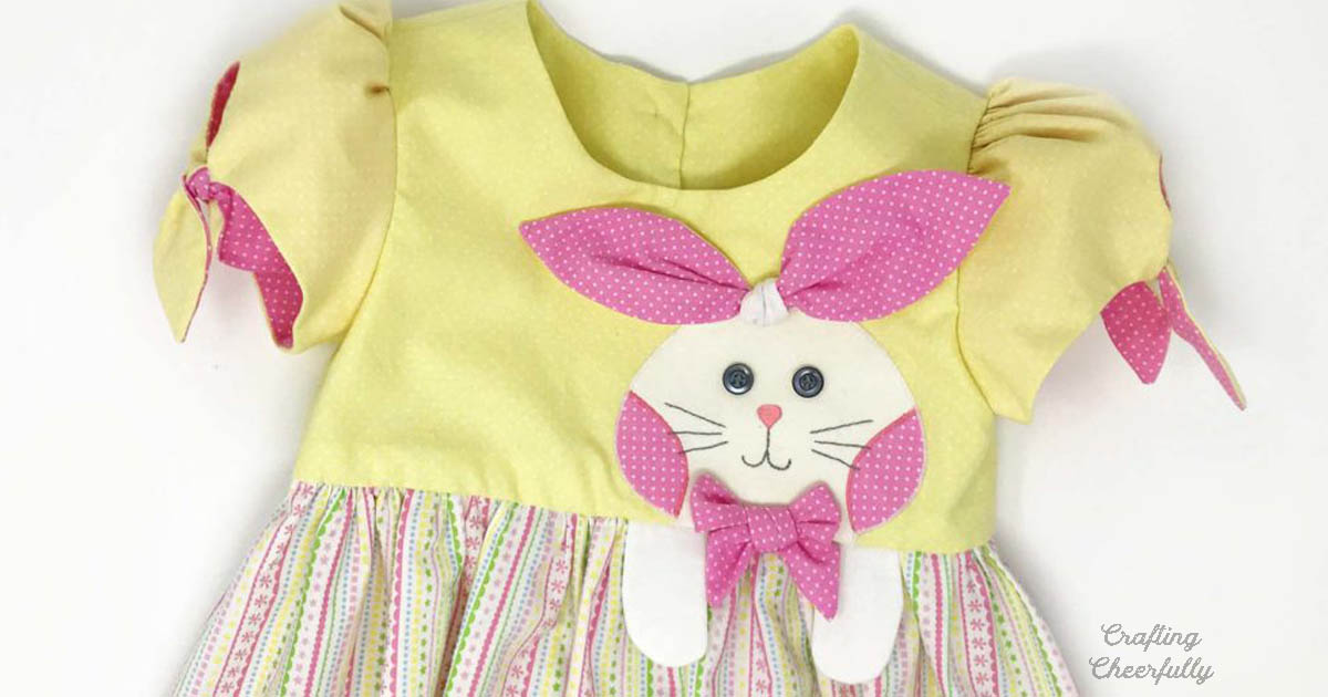 Handmade Bunny Dress with Simplicity Pattern 1208 - Crafting Cheerfully