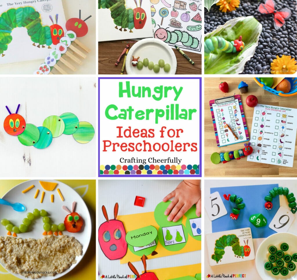 25+ Hungry Caterpillar Ideas for Preschoolers - Crafting Cheerfully