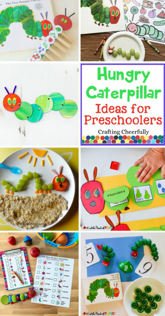 25+ Hungry Caterpillar Ideas for Preschoolers - Crafting Cheerfully