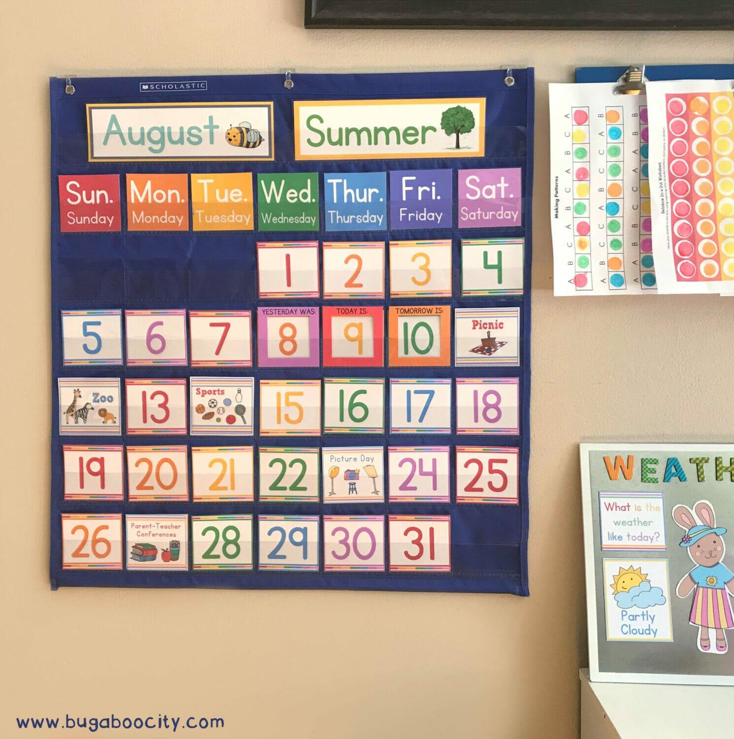 Calendar Ideas for Kids - Crafting Cheerfully