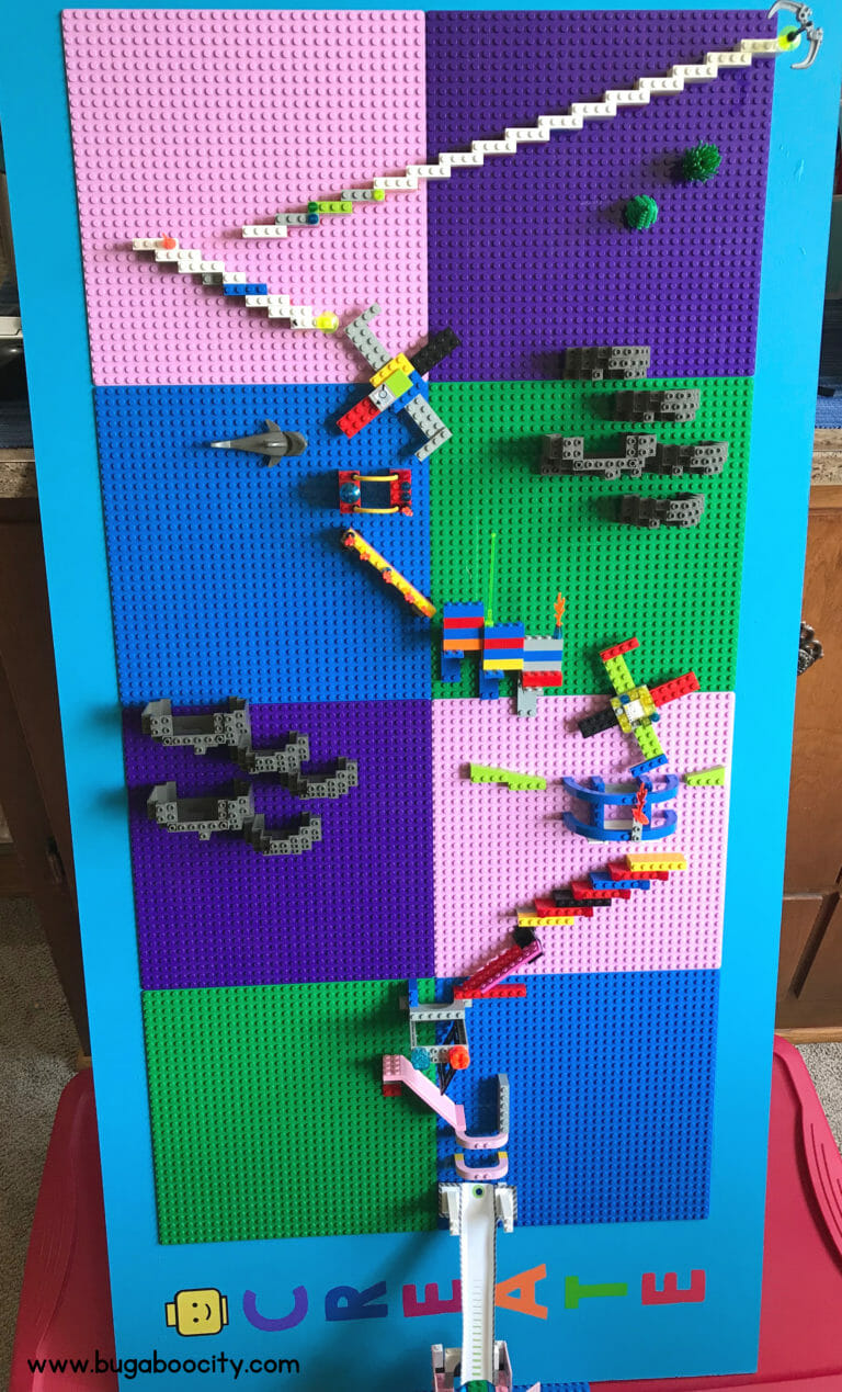 How to Make a LEGO Wall and DIY Makerspace! - Crafting Cheerfully