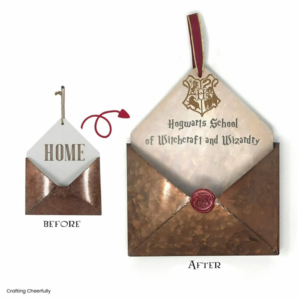 DIY Harry Potter Mail Holder - Crafting Cheerfully