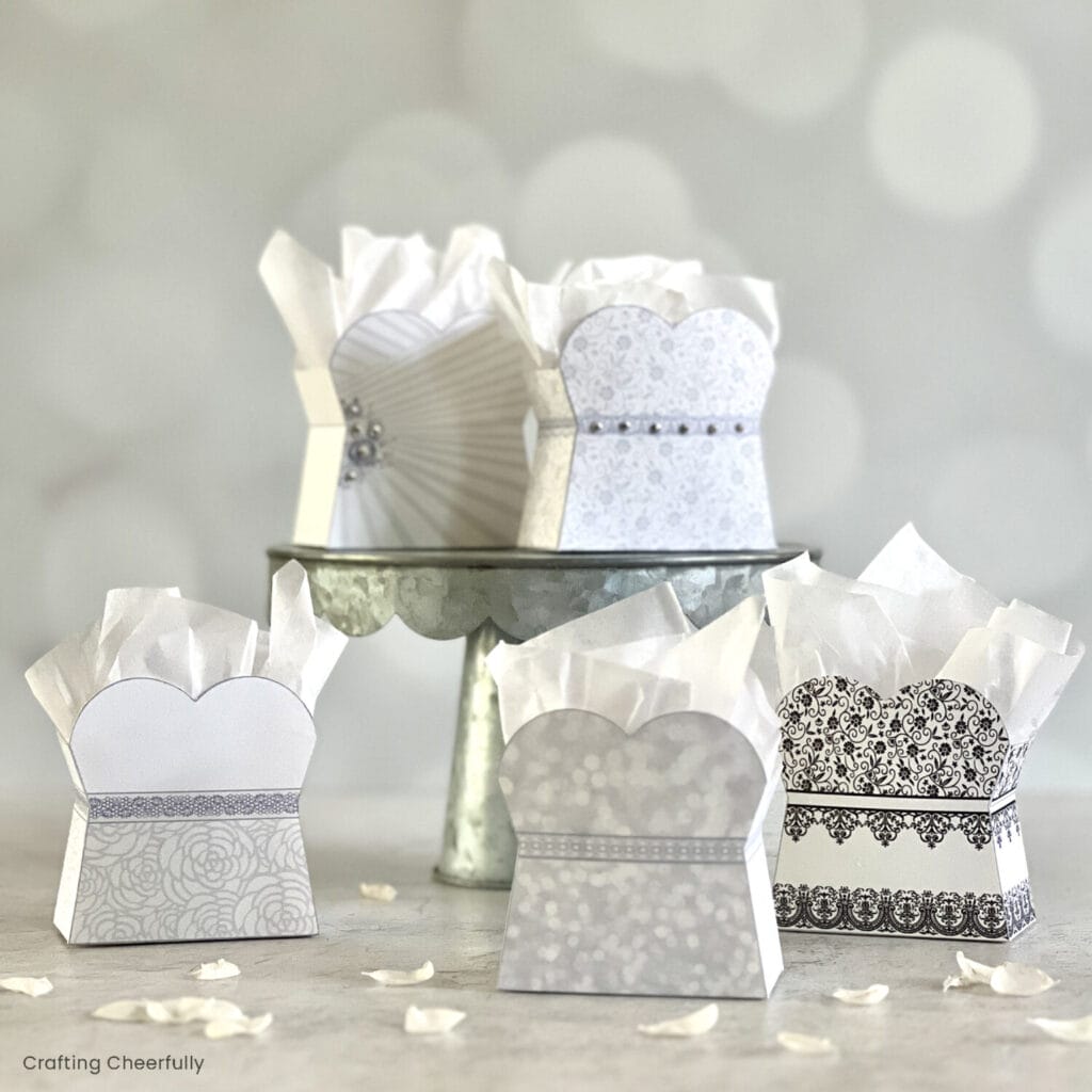 DIY Wedding Treat Boxes - Crafting Cheerfully
