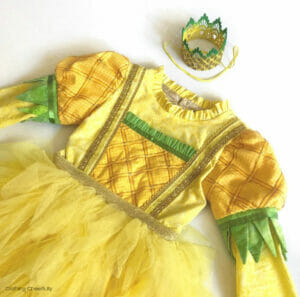 Pineapple Princess Halloween Costume - Crafting Cheerfully