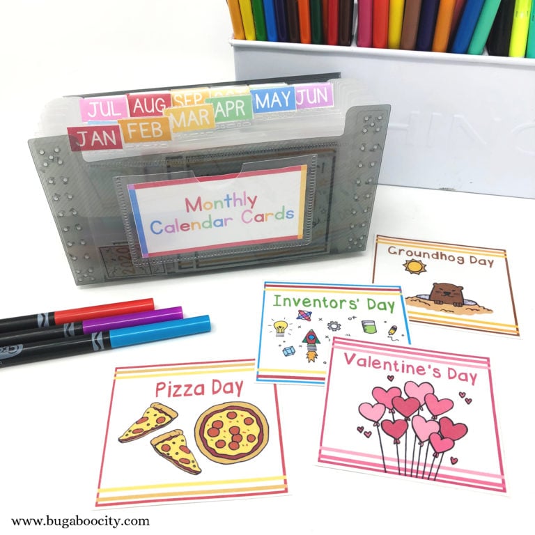 Calendar Ideas for Kids - Crafting Cheerfully