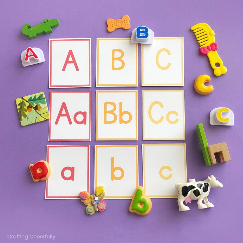 Free Printable Alphabet Flashcards - Crafting Cheerfully