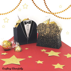 DIY Glam Red Carpet Treat Boxes - Crafting Cheerfully